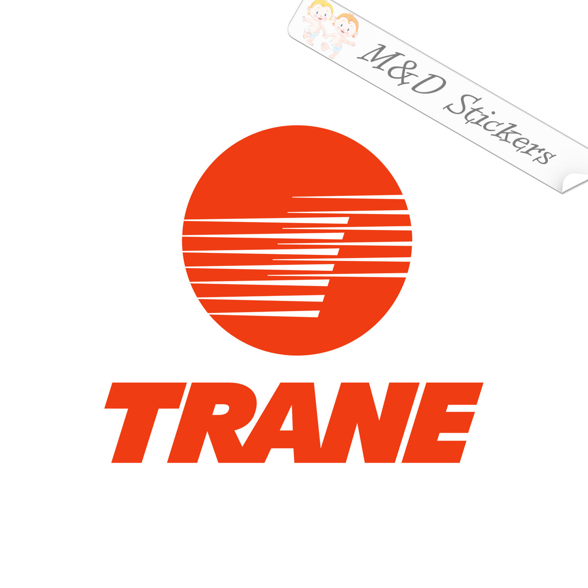 Trane Logo (4.5" - 30") Vinyl Decal in Different colors & size for Car ...