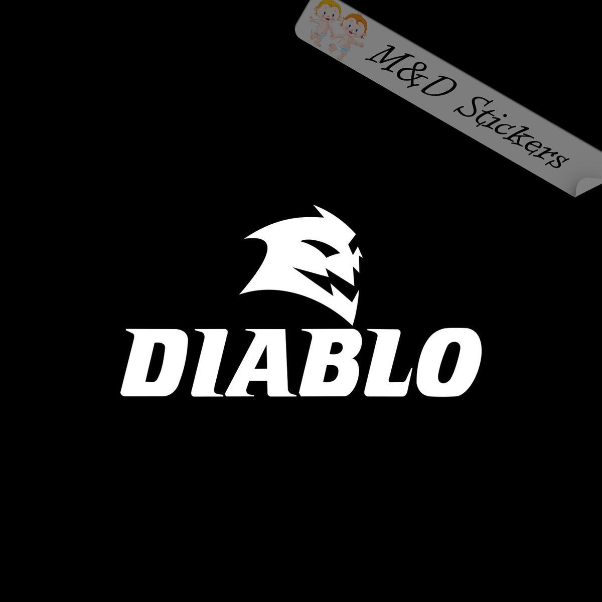 Diablo blades Logo (4.5" - 30") Vinyl Decal in Different colors & size ...