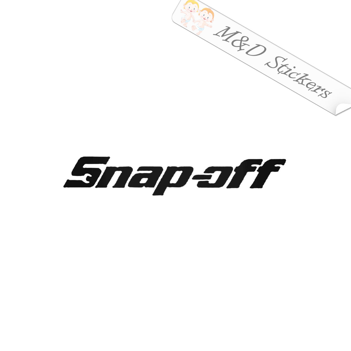Funny Snap-off Logo (4.5" - 30") Vinyl Decal in Different colors & siz ...