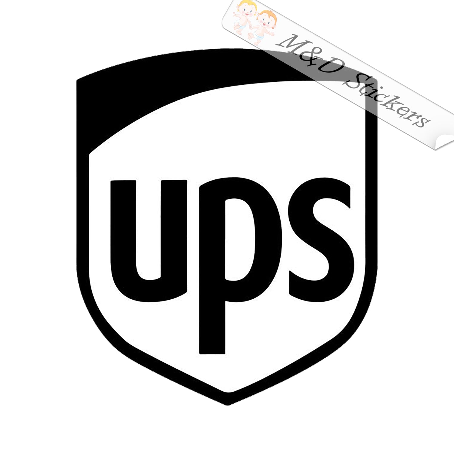 UPS Logo (4.5" - 30") Vinyl Decal in Different colors & size for Cars ...