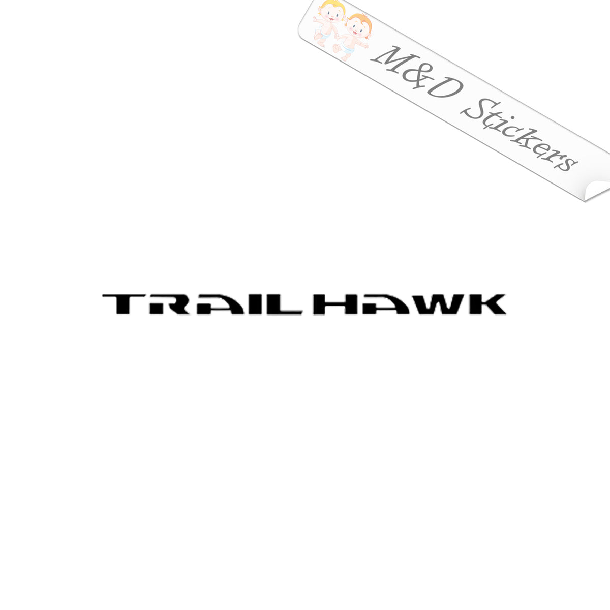 Jeep Trailhawk Script (4.5" - 30") Vinyl Decal in Different colors & s ...