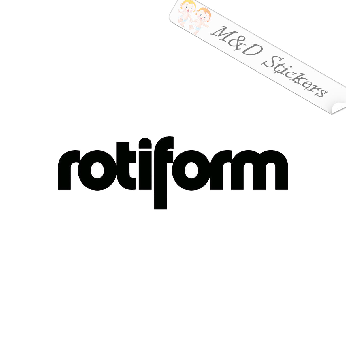 Rotiform Wheels Logo (4.5" - 30") Vinyl Decal in Different colors & si ...
