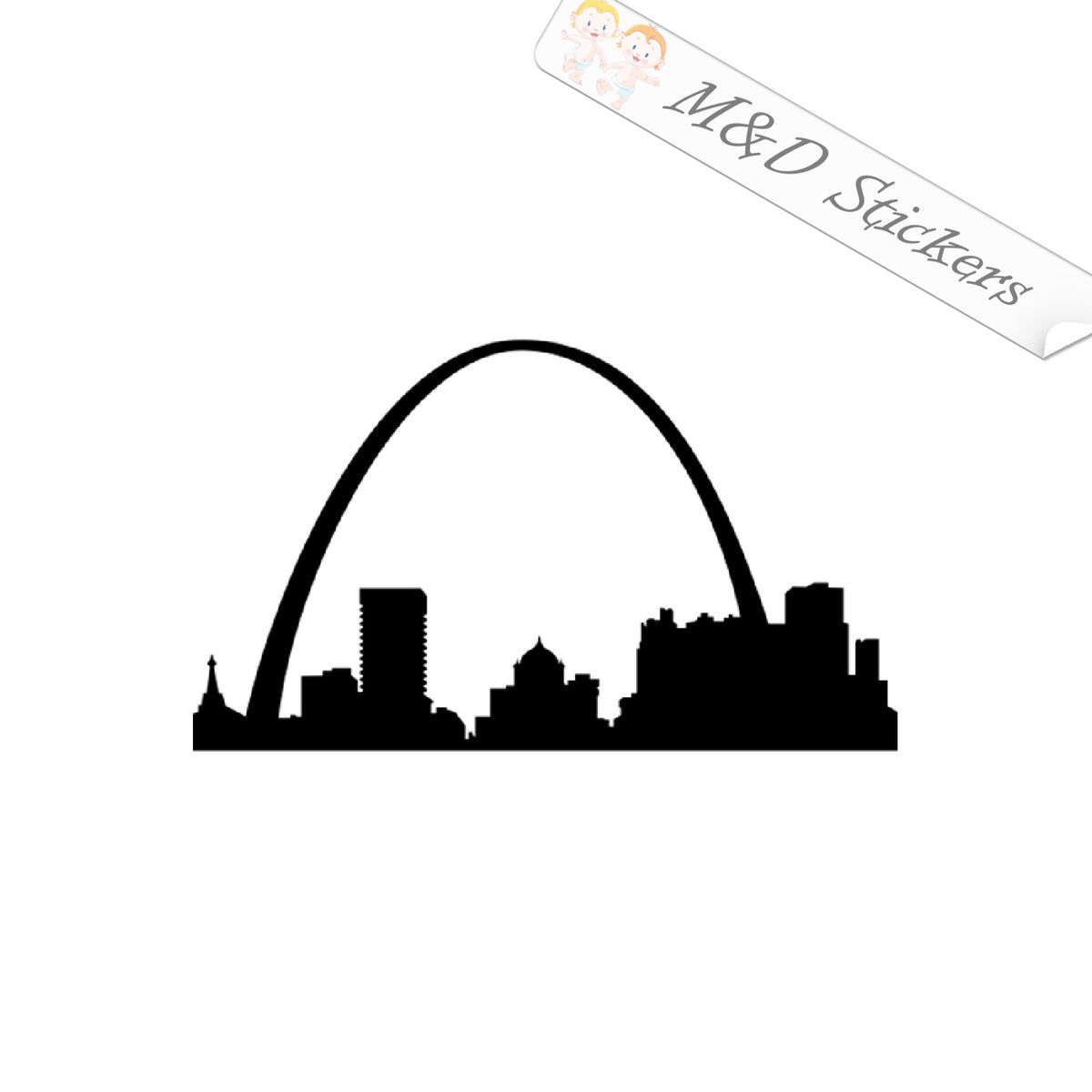 2x American St Louis City Skyline Vinyl Decal Sticker Different colors ...