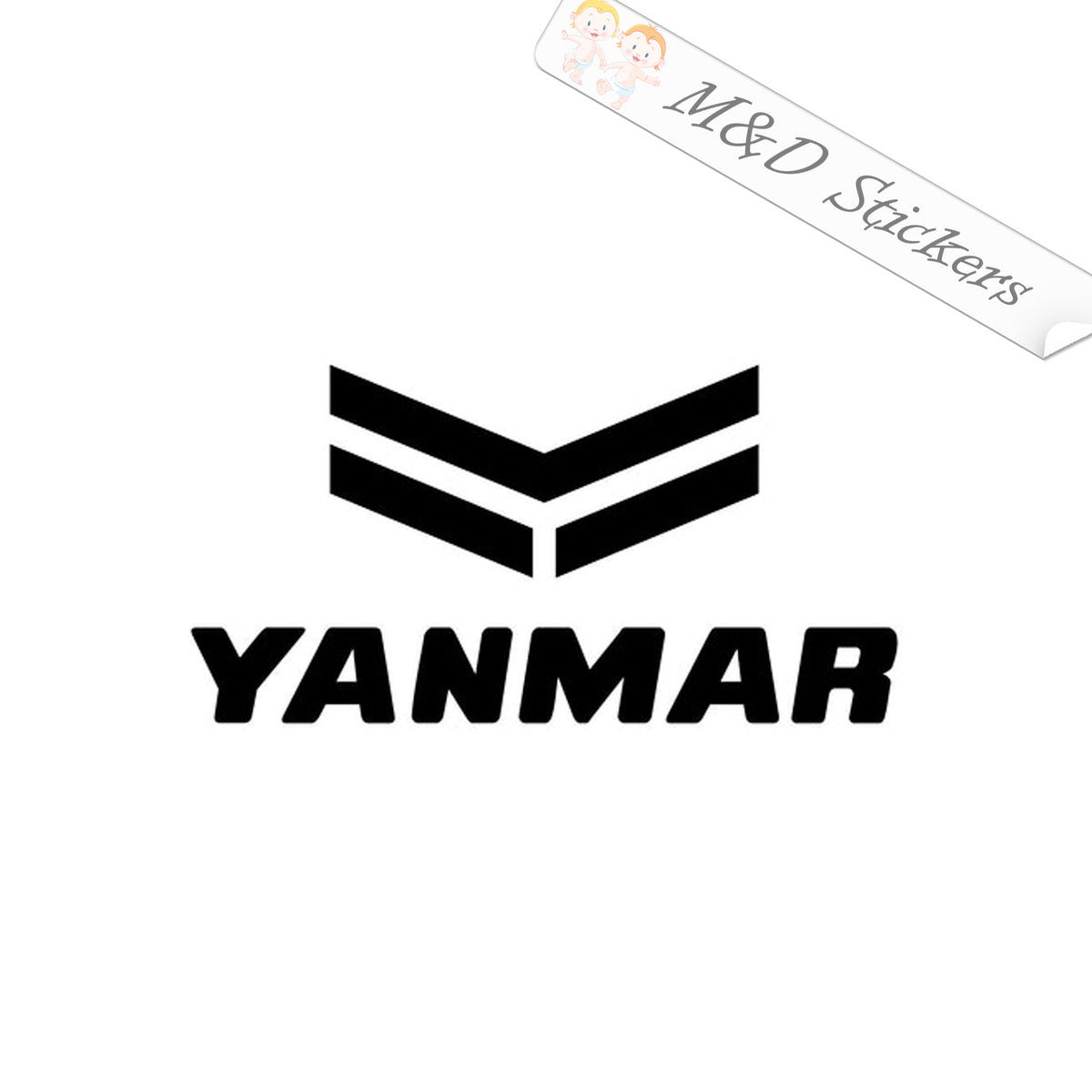Yanmar logo (4.5" - 30") Vinyl Decal in Different colors & size for Ca ...