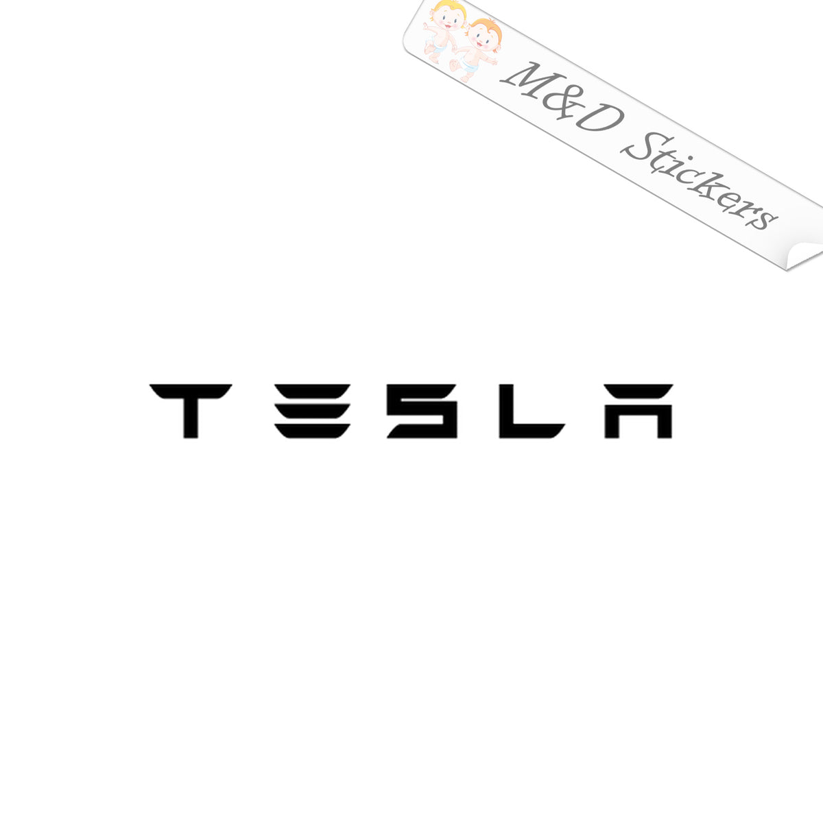 2x Tesla Logo Vinyl Decal Sticker Different colors & size for Cars/Bik ...
