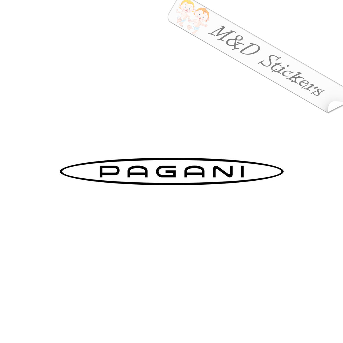 Pagani Automobili Logo (4.5" - 30") Vinyl Decal in Different colors ...