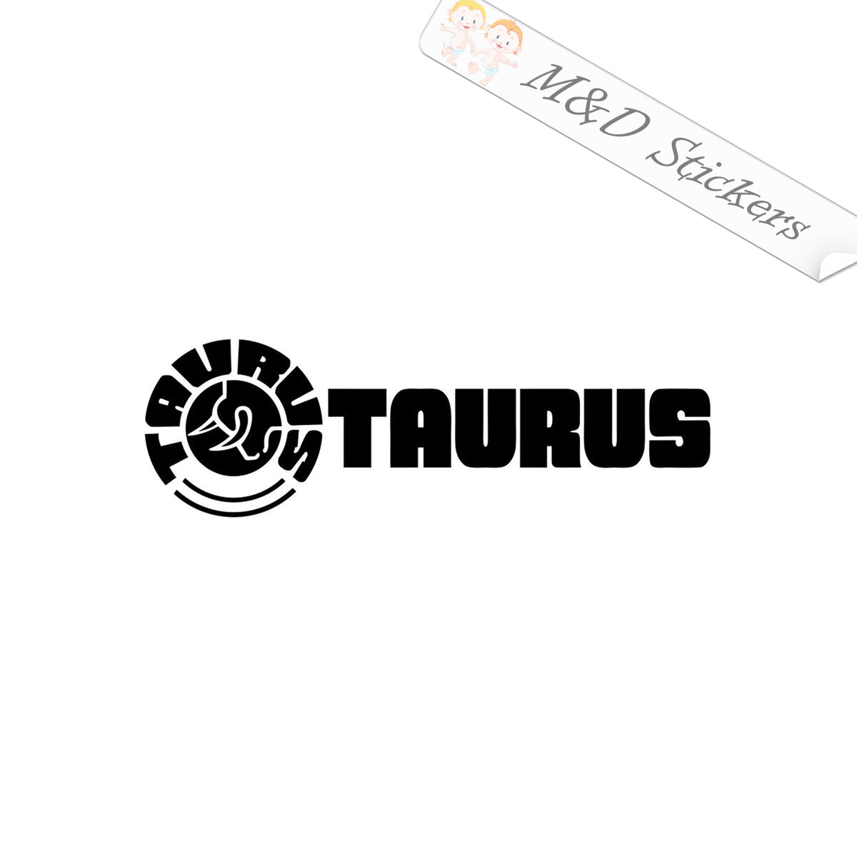 Taurus Firearms Logo (4.5" - 30") Vinyl Decal in Different colors & si ...