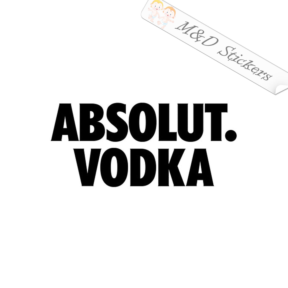 Absolut Vodka Logo (4.5" - 30") Vinyl Decal in Different colors & size ...