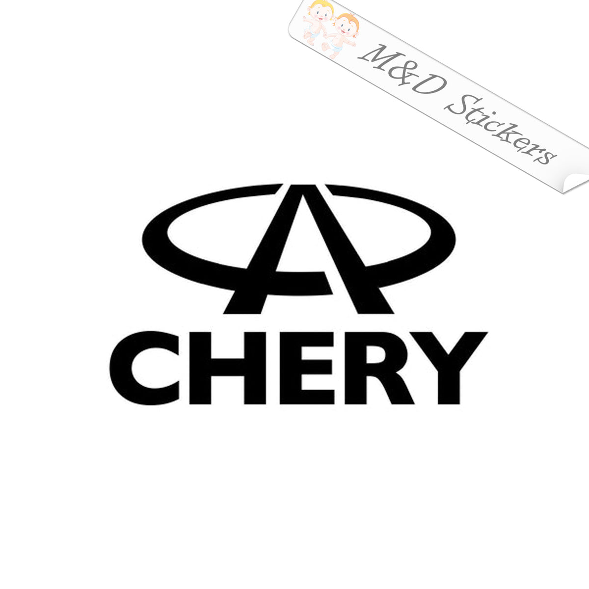 Chery Cars Logo (4.5" - 30") Vinyl Decal in Different colors & size fo ...