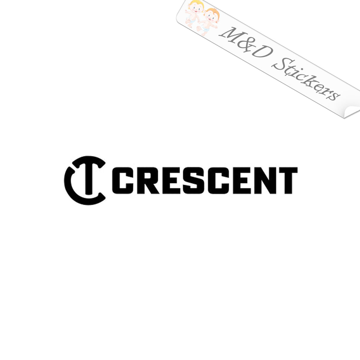Crescent Tools Logo (4.5" - 30") Vinyl Decal in Different colors & siz ...