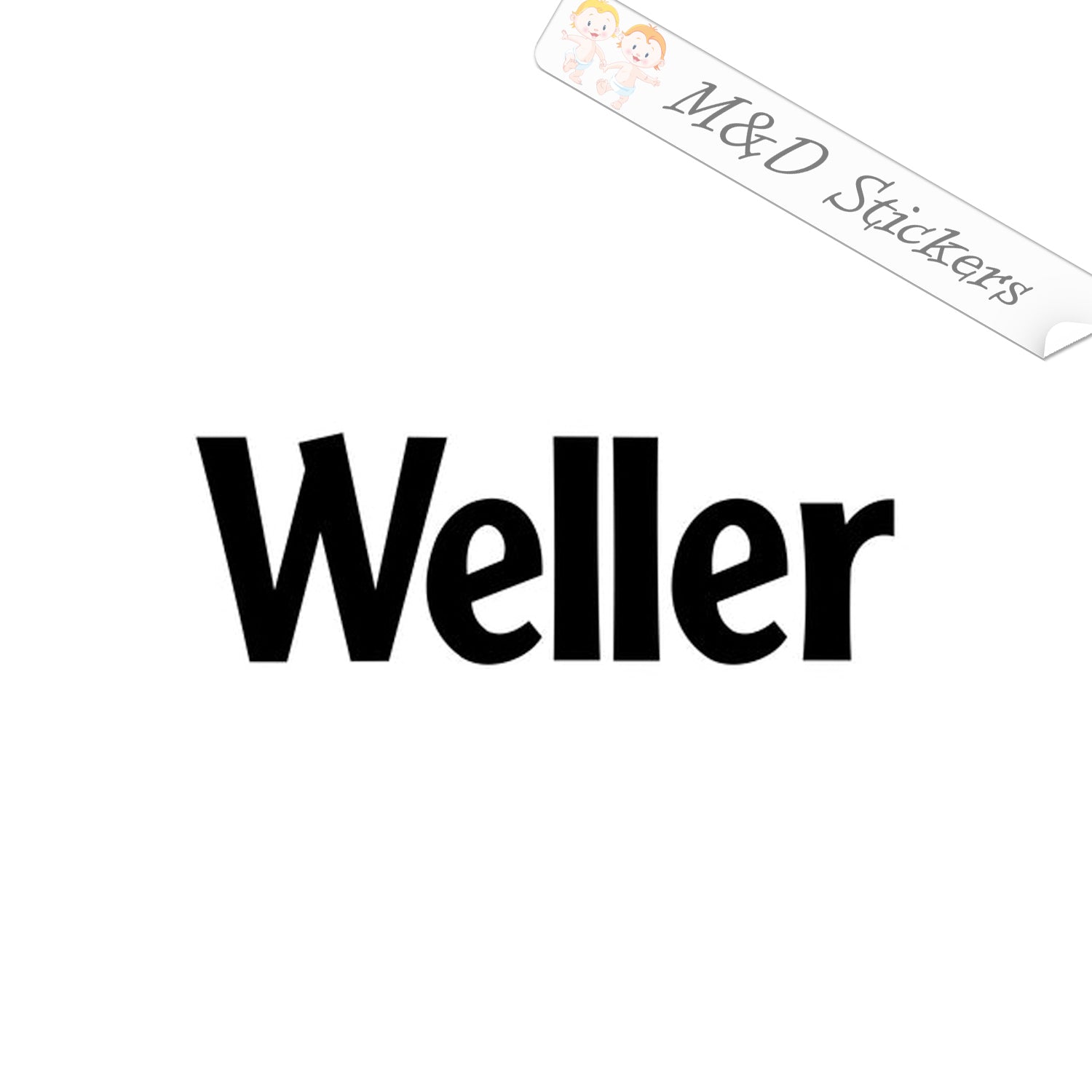 Weller tools Logo (4.5" - 30") Vinyl Decal in Different colors & size ...