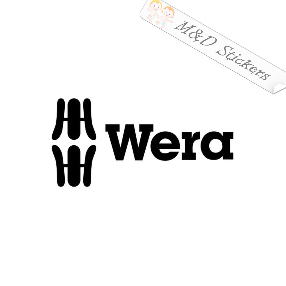 Wera tools Logo (4.5" - 30") Vinyl Decal in Different colors & size fo ...