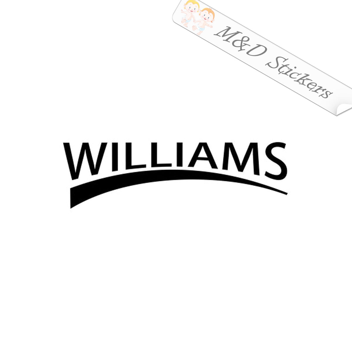 Williams Tools Logo (4.5" - 30") Vinyl Decal in Different colors & siz ...