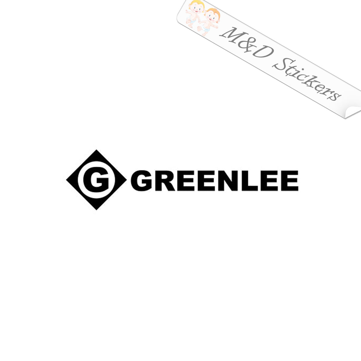 Greenlee tools Logo (4.5" - 30") Vinyl Decal in Different colors & siz ...
