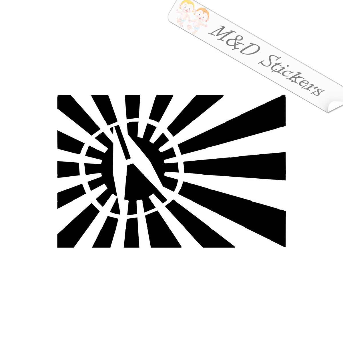 Acura Rising Sun Flag (4.5" - 30") Vinyl Decal in Different colors & s ...