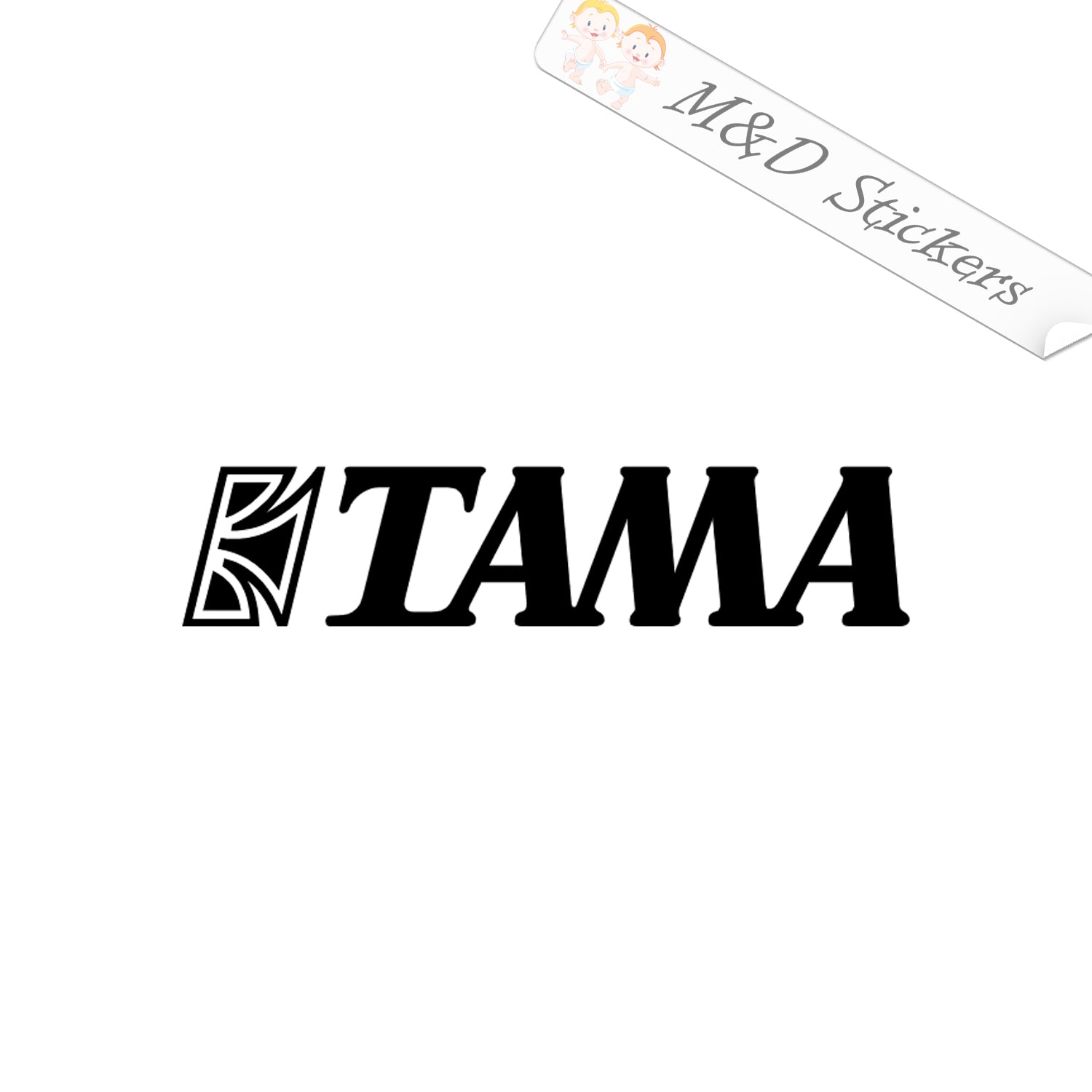 Tama Drums Logo (4.5" - 30") Vinyl Decal in Different colors & size fo ...