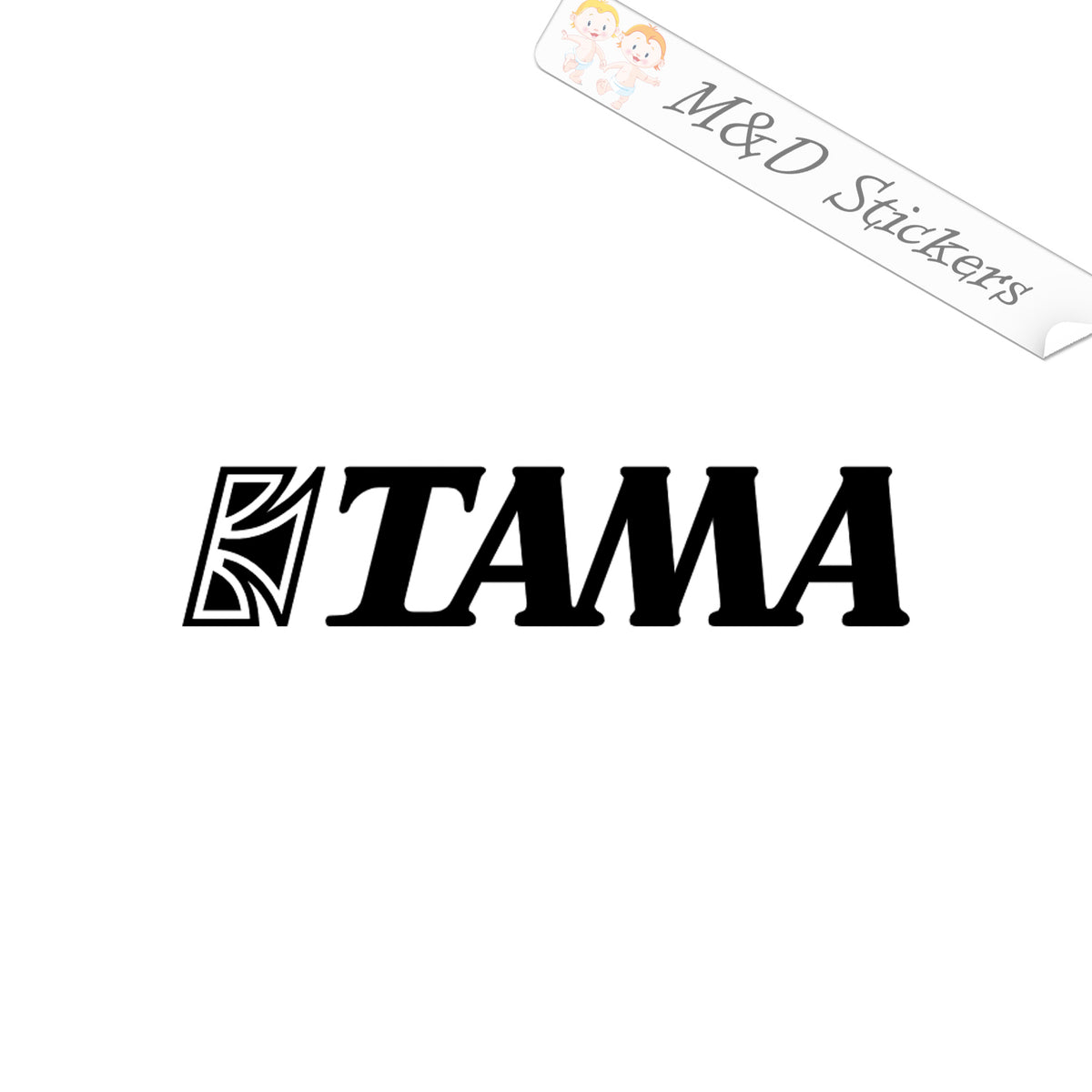 Tama Drums Logo (4.5" - 30") Vinyl Decal in Different colors & size fo ...