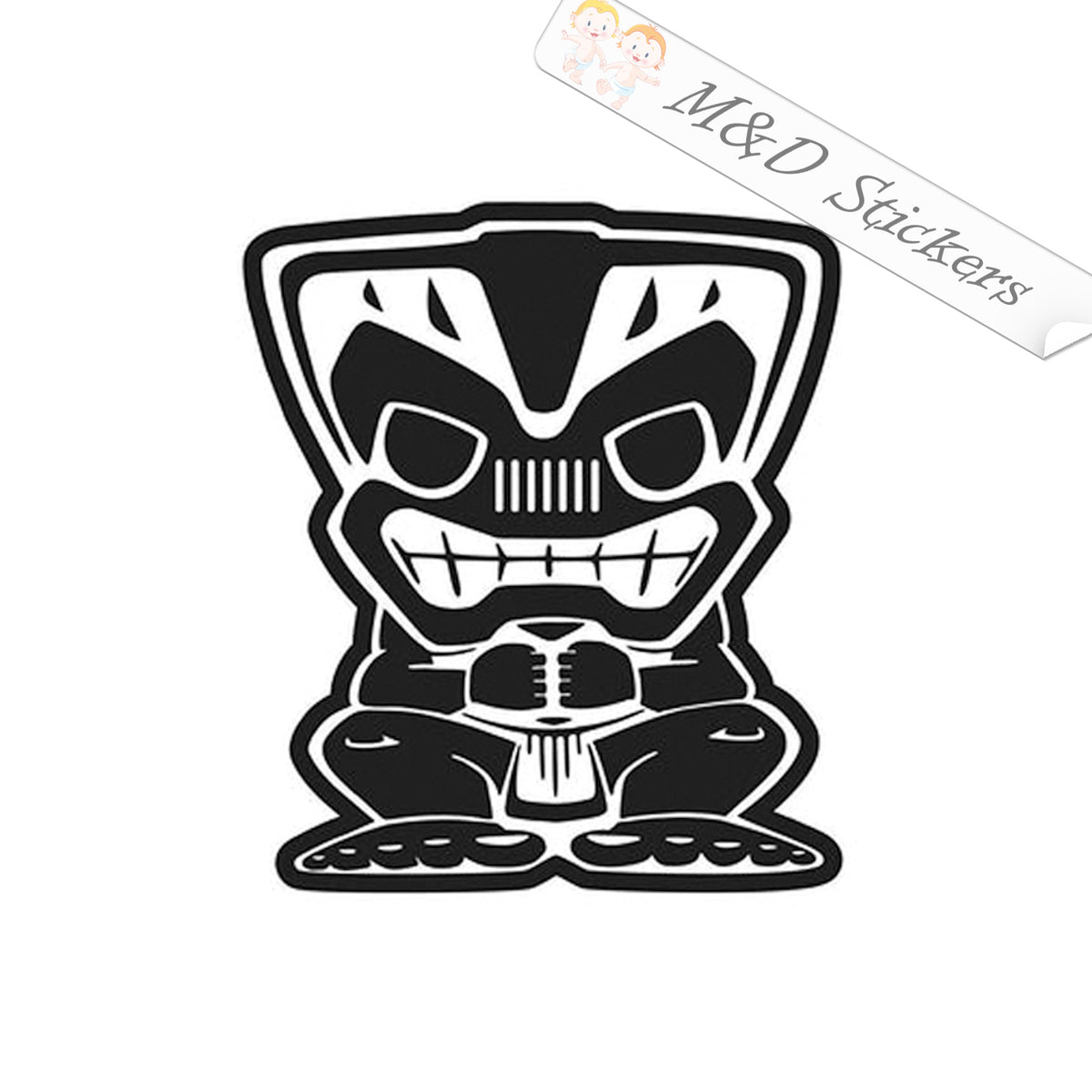 Jeep Wrangler Islander Tiki Bob (4.5" - 30") Vinyl Decal in Different ...