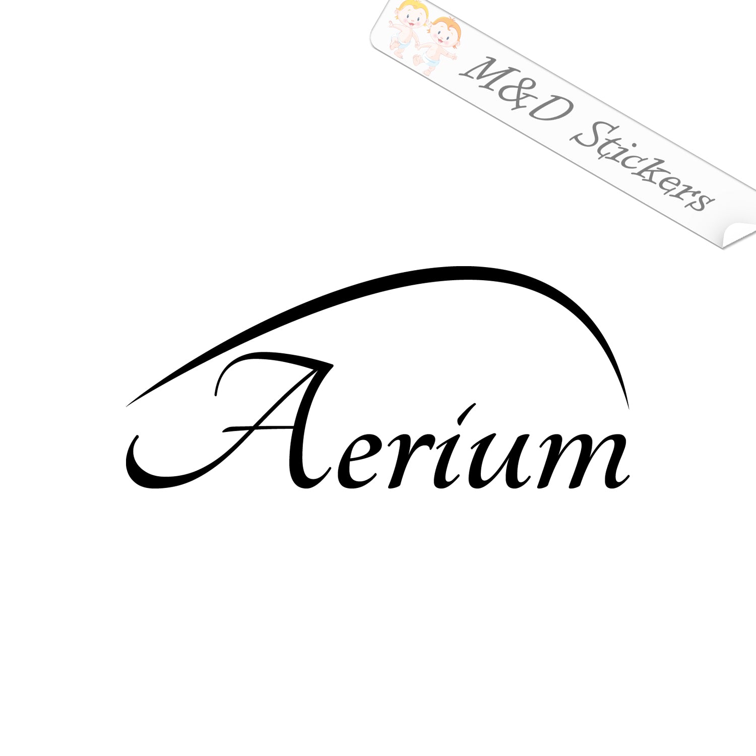 Aerium golf Logo (4.5" - 30") Vinyl Decal in Different colors & size f ...