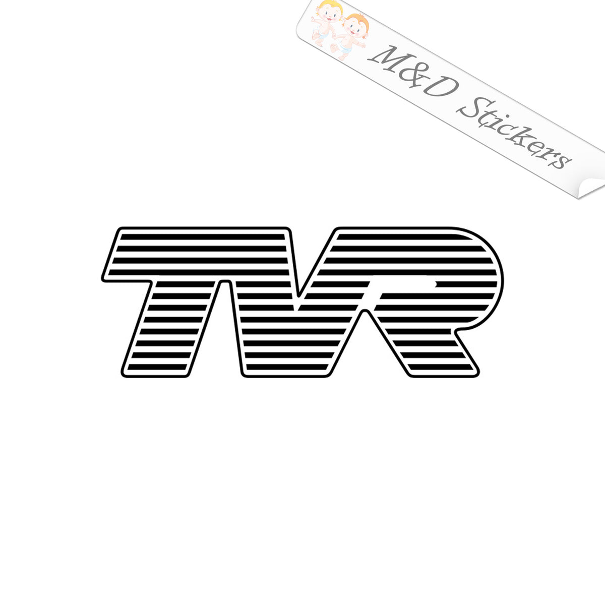 TVR Motors Company Cars Logo (4.5" - 30") Vinyl Decal in Different col ...