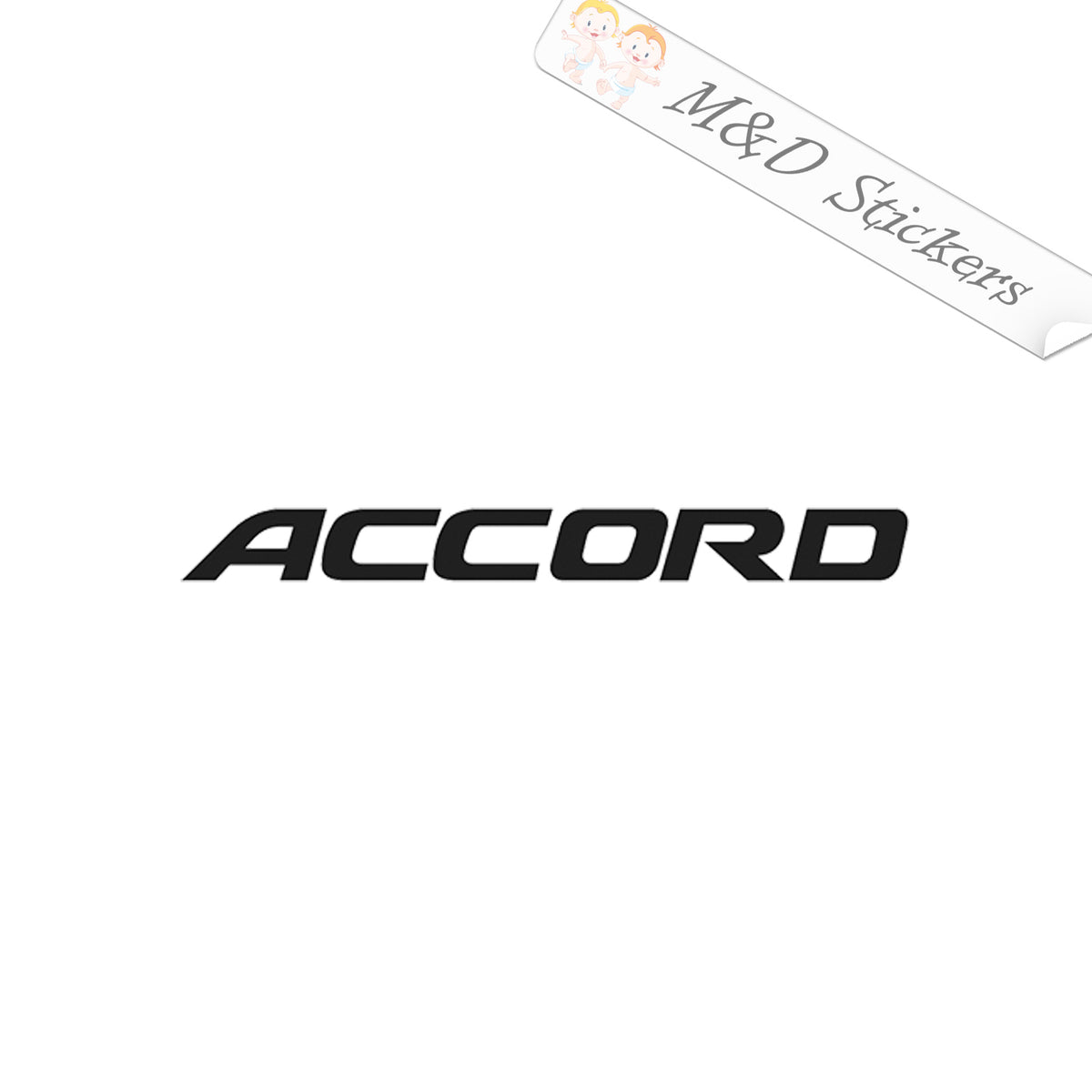Honda Accord script (4.5" - 30") Vinyl Decal in Different colors & siz ...