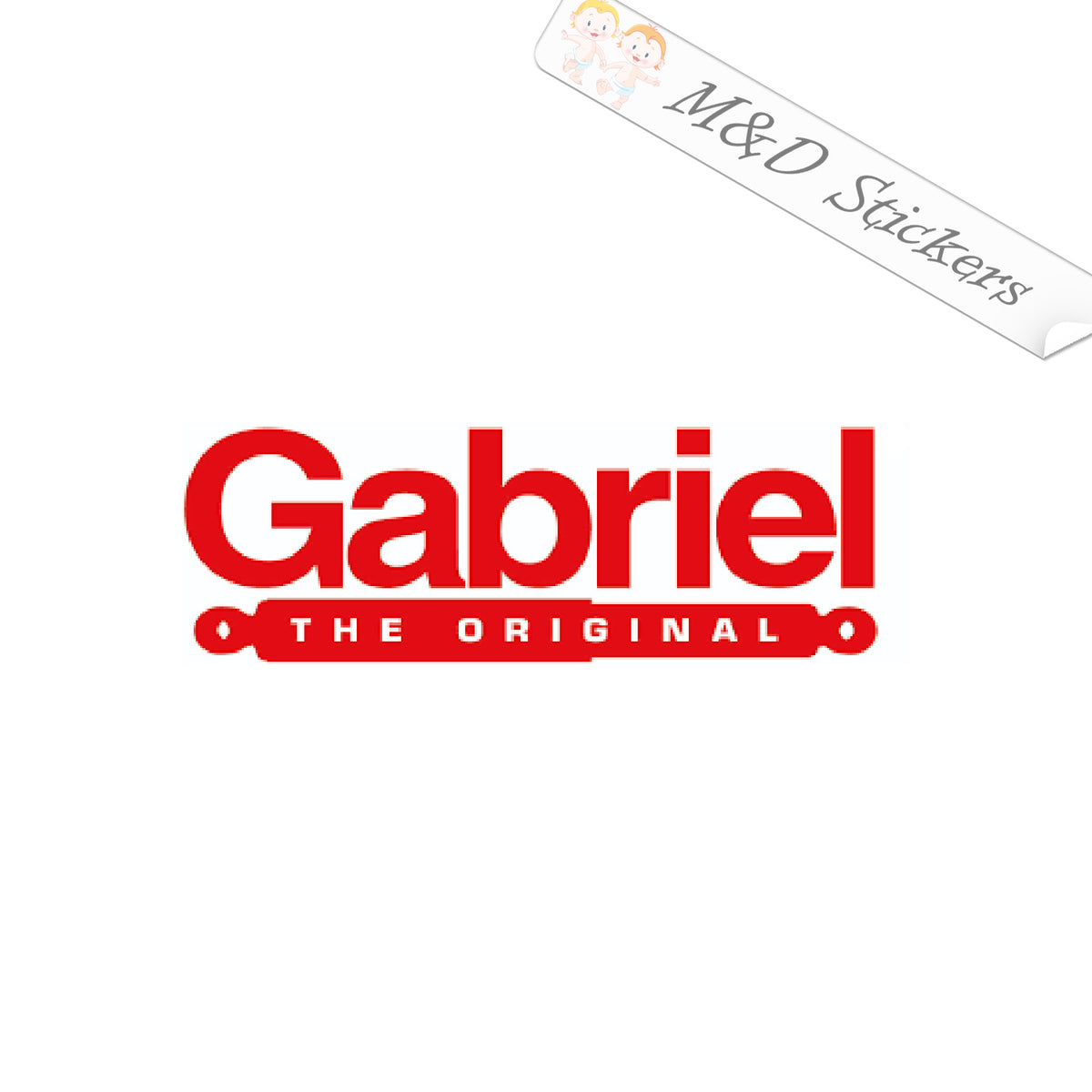 Gabriel shocks Logo (4.5" - 30") Vinyl Decal in Different colors & siz ...