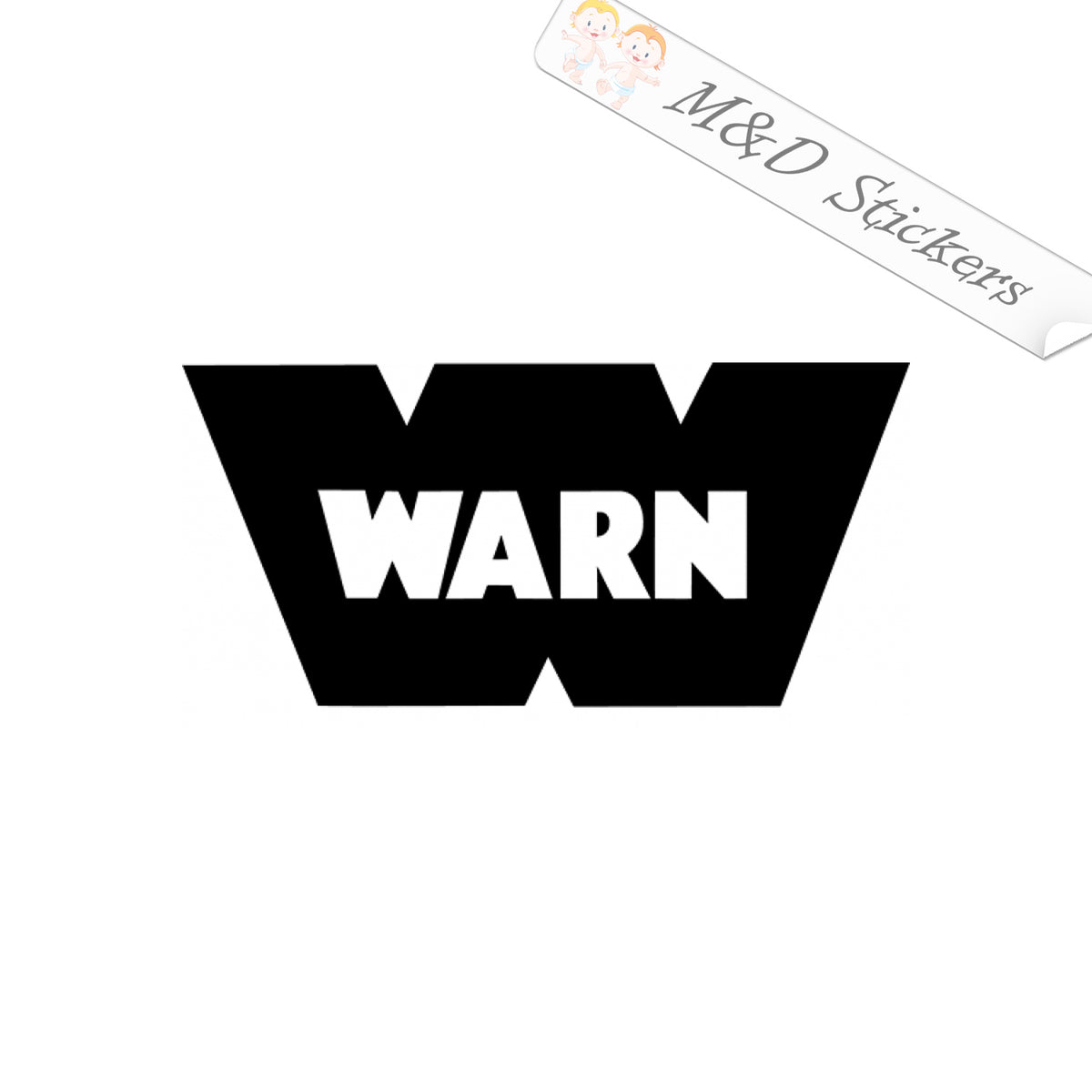 Warn Logo (4.5" - 30") Vinyl Decal in Different colors & size for Cars ...