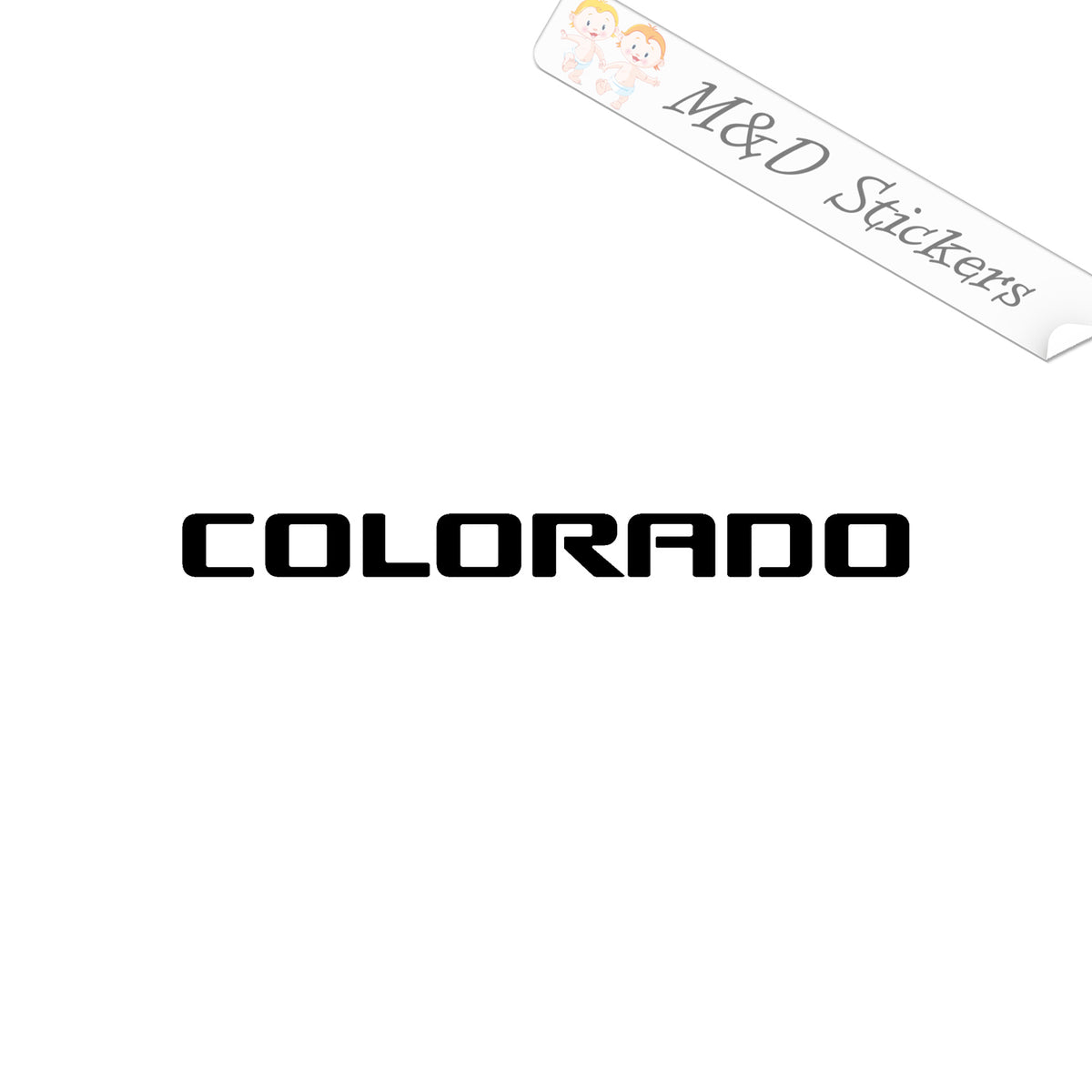 Chevrolet Colorado script (4.5" - 30") Vinyl Decal in Different colors ...
