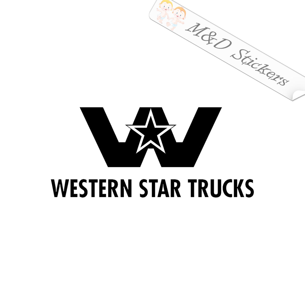 Western Star Trucks Logo (4.5" - 30") Vinyl Decal in Different colors ...