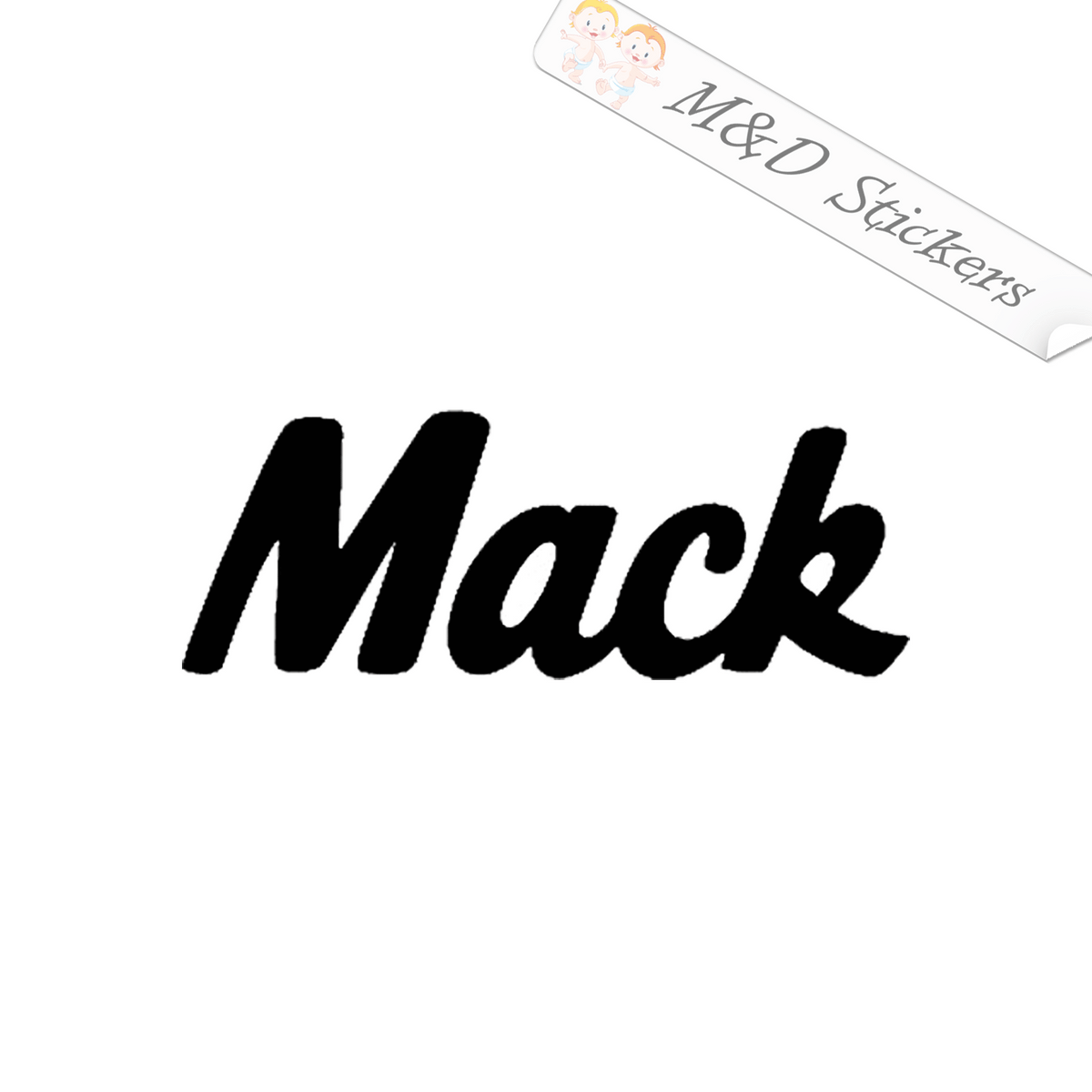 Mack Trucks Logo (4.5" - 30") Vinyl Decal in Different colors & size f ...