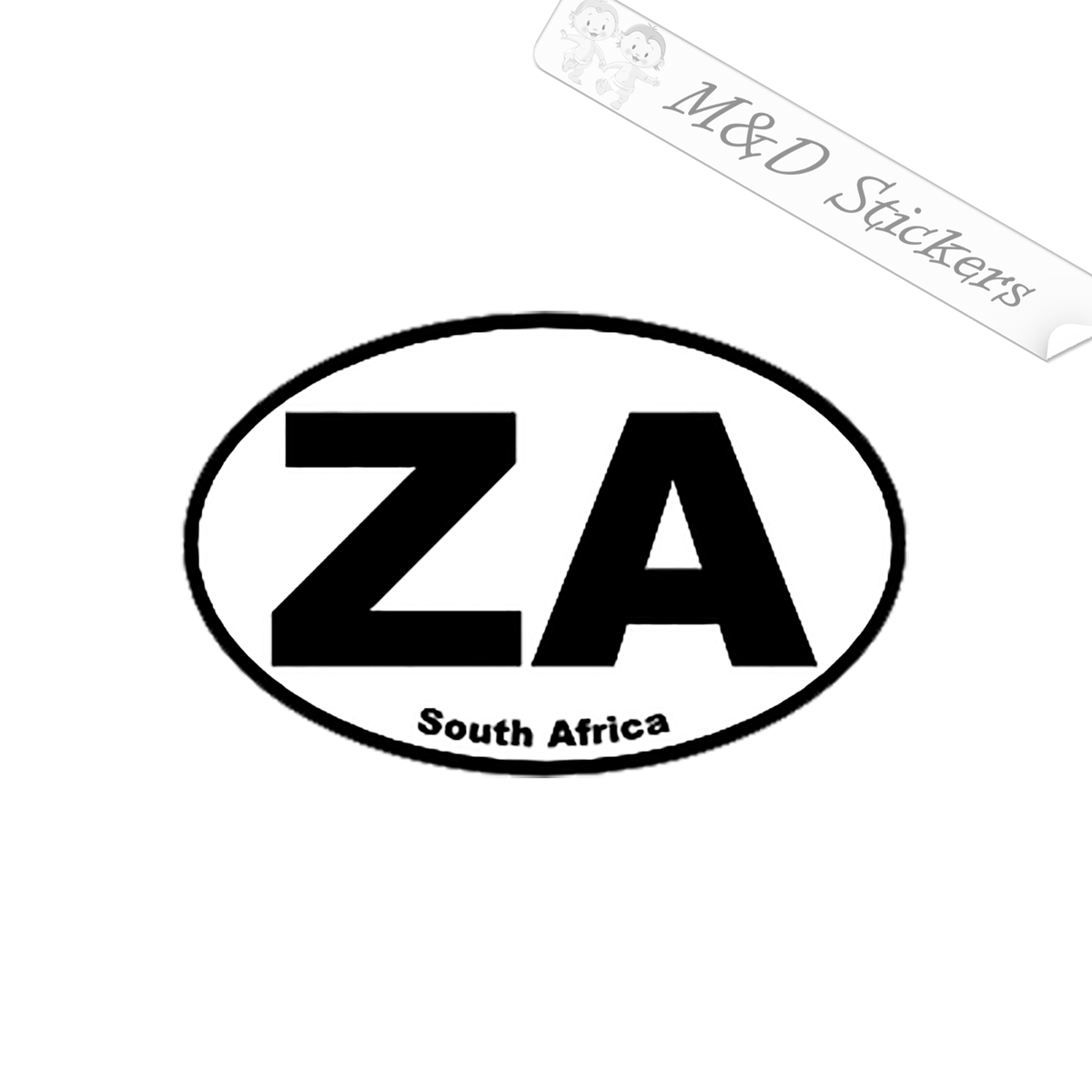 South Africa Eurostyle bumper sticker (4.5" - 30") Decal in Different ...