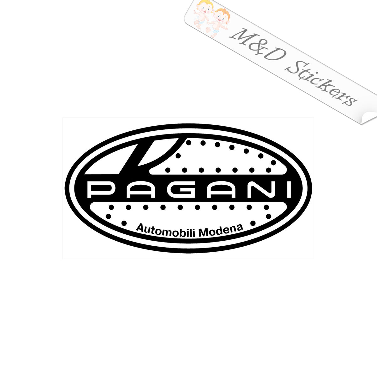 Pagani Automobili Logo (4.5" - 30") Vinyl Decal in Different colors ...