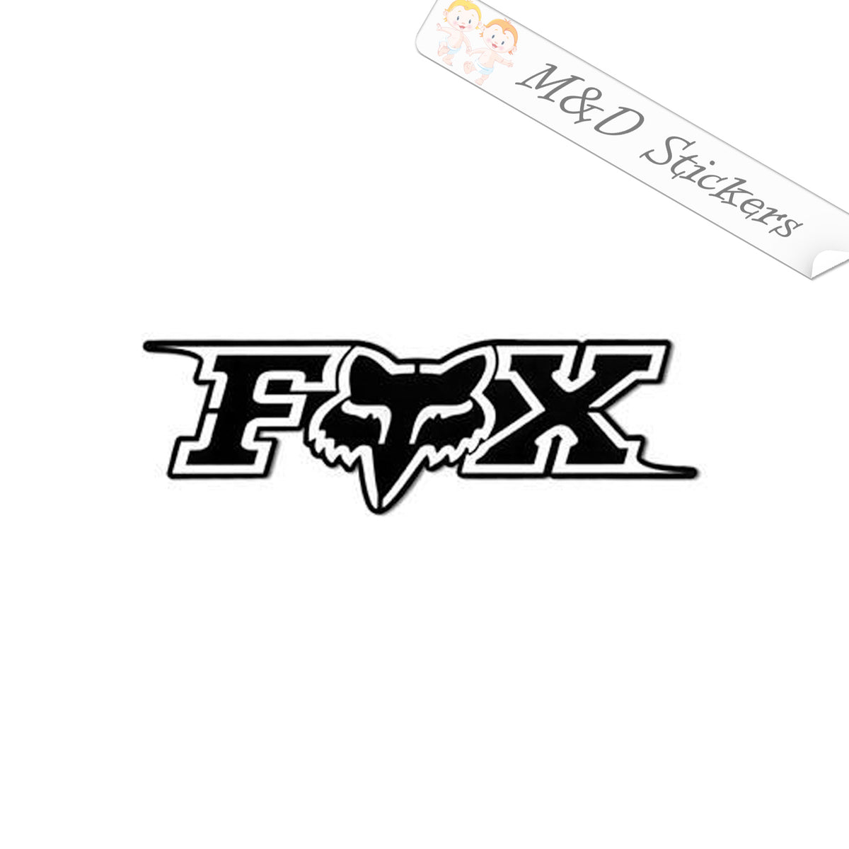 2x Fox Racing Logo Vinyl Decal Sticker Different colors & size for Car ...