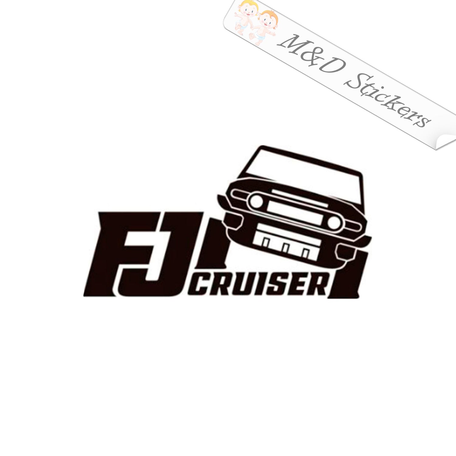 2x Toyota FJ Cruiser Vinyl Decal Sticker Different colors & size for C ...