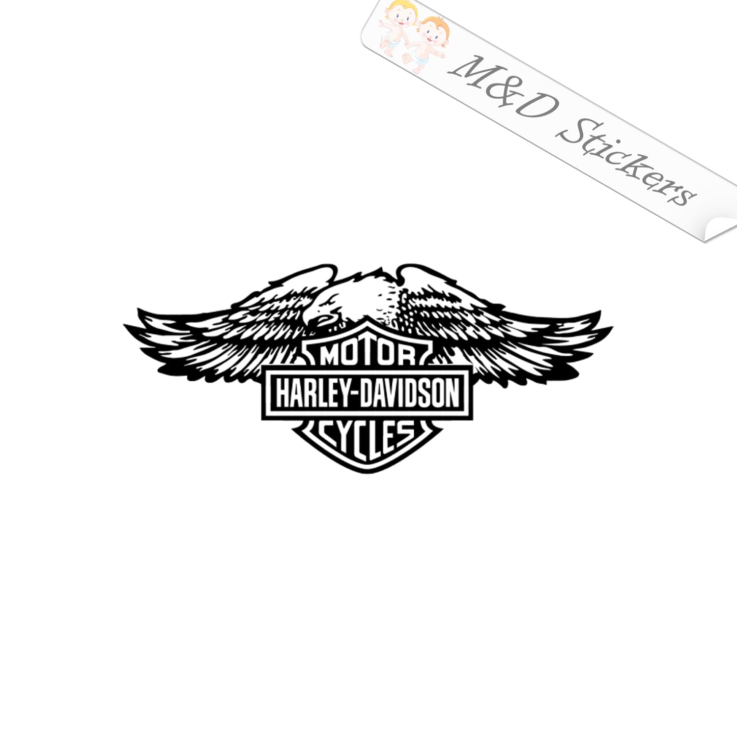 Logo Harley Davidson Eagle Harley Davidson Logo With Wings Sticker