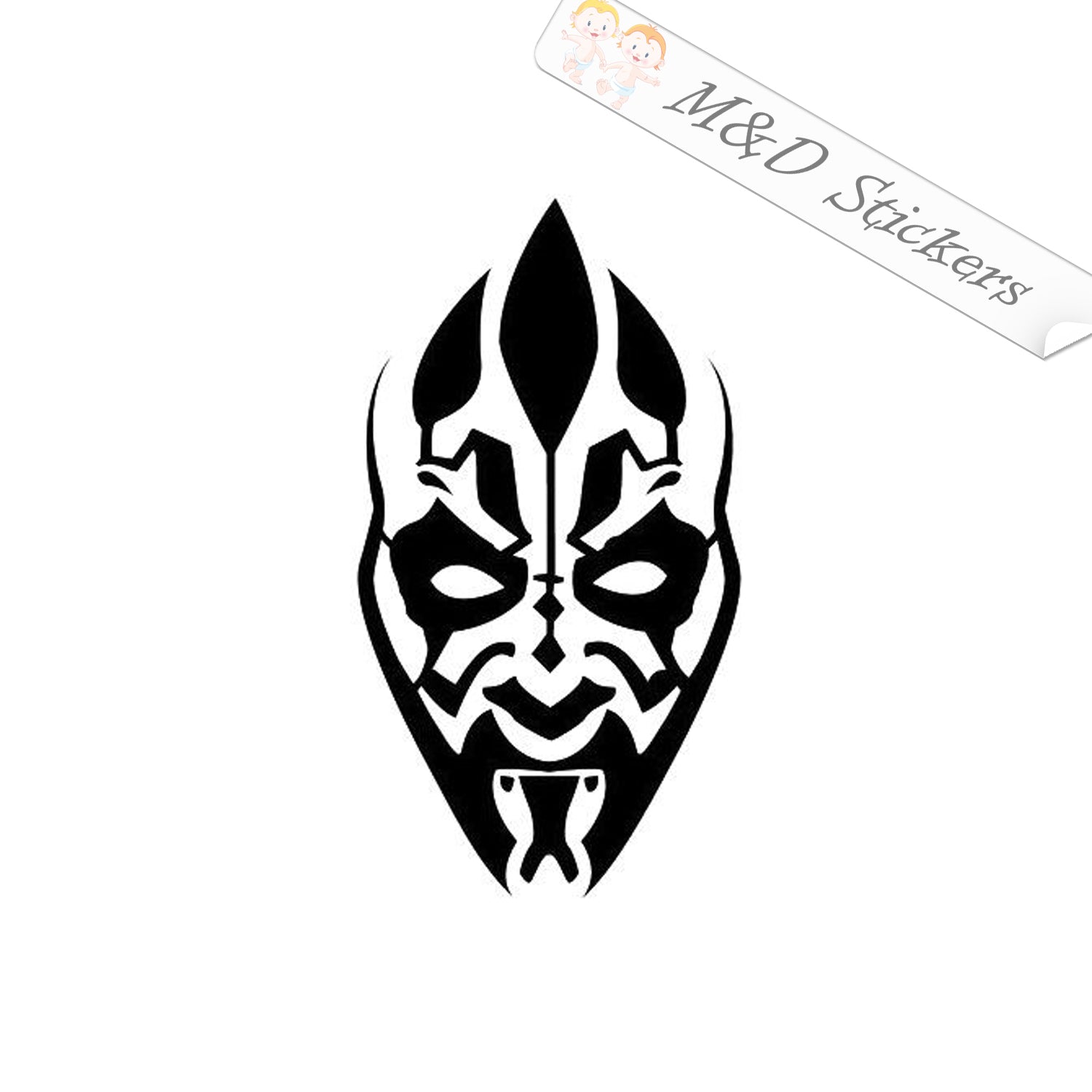 Darth Maul Face Paint Template