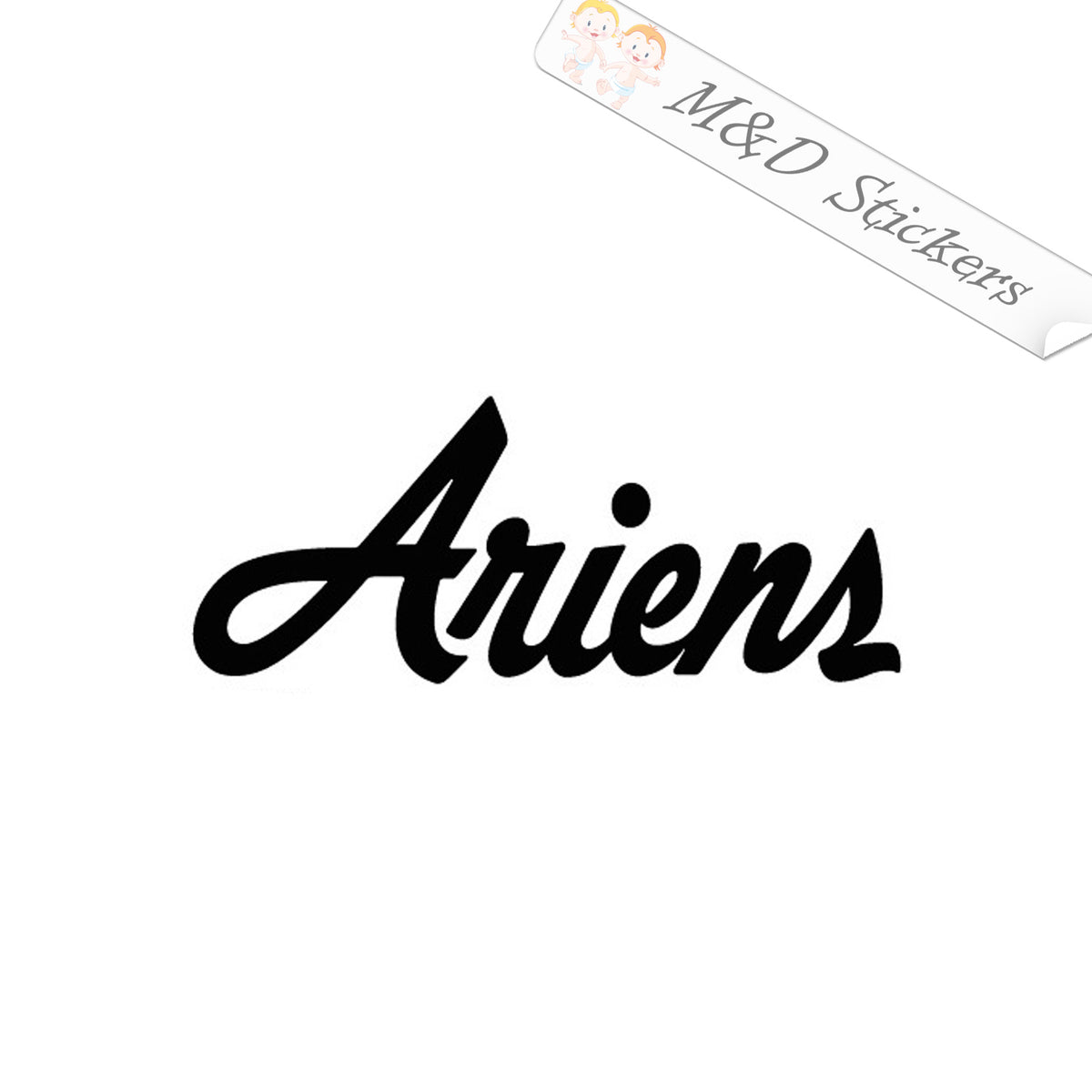2x Ariens Logo Vinyl Decal Sticker Different colors & size for Cars/Bi ...