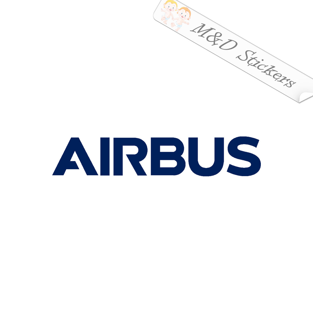 Airbus Logo (4.5" - 30") Vinyl Decal in Different colors & size for Ca ...