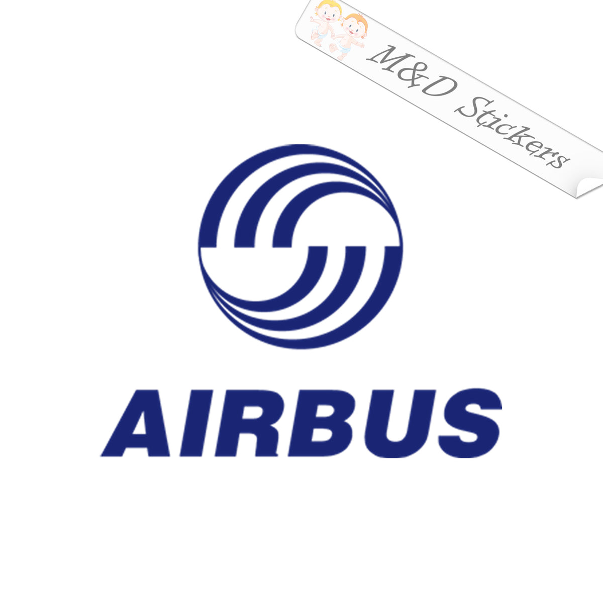 Airbus Logo (4.5" - 30") Vinyl Decal in Different colors & size for Ca ...