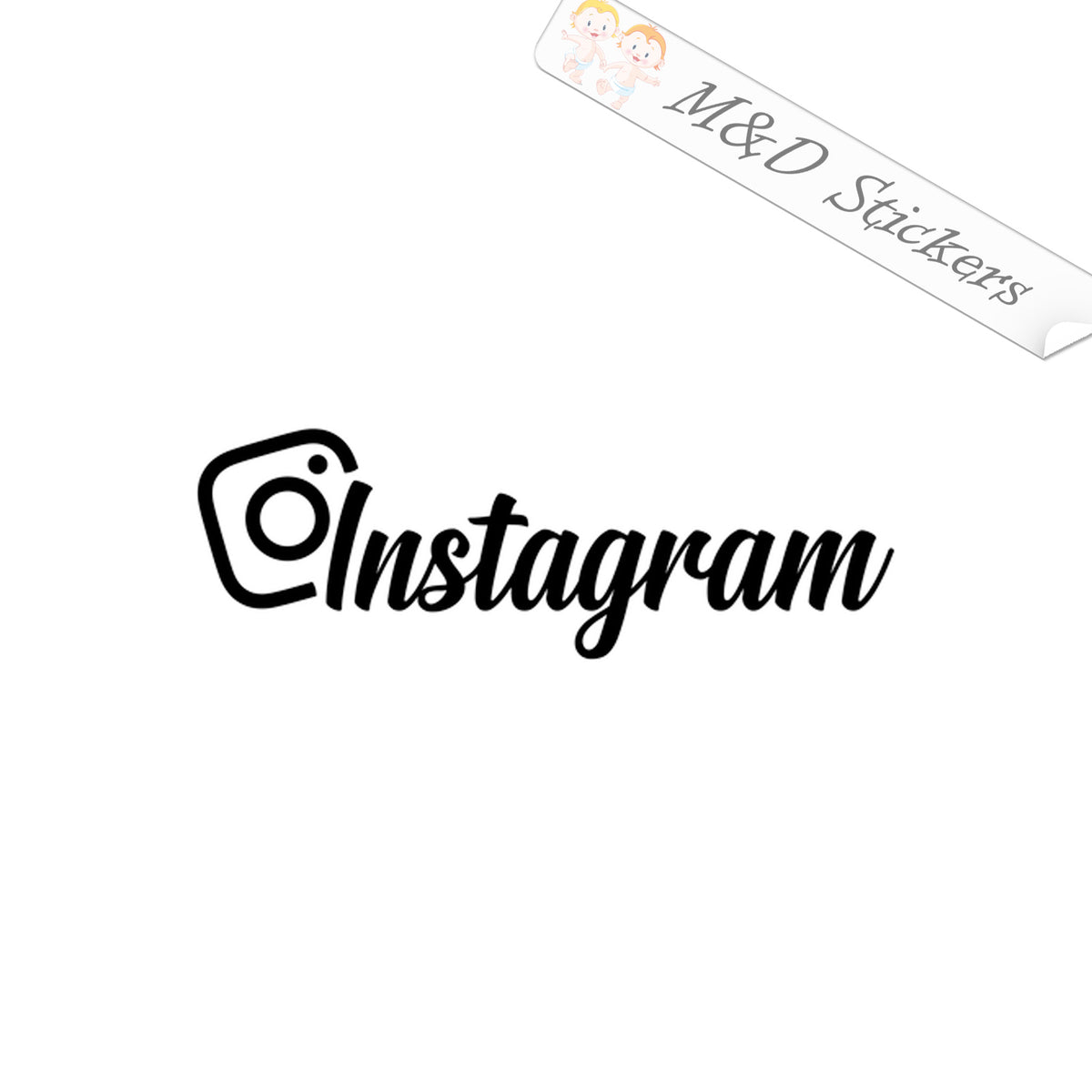 2x Instagram Logo Vinyl Decal Sticker Different colors & size for Cars ...