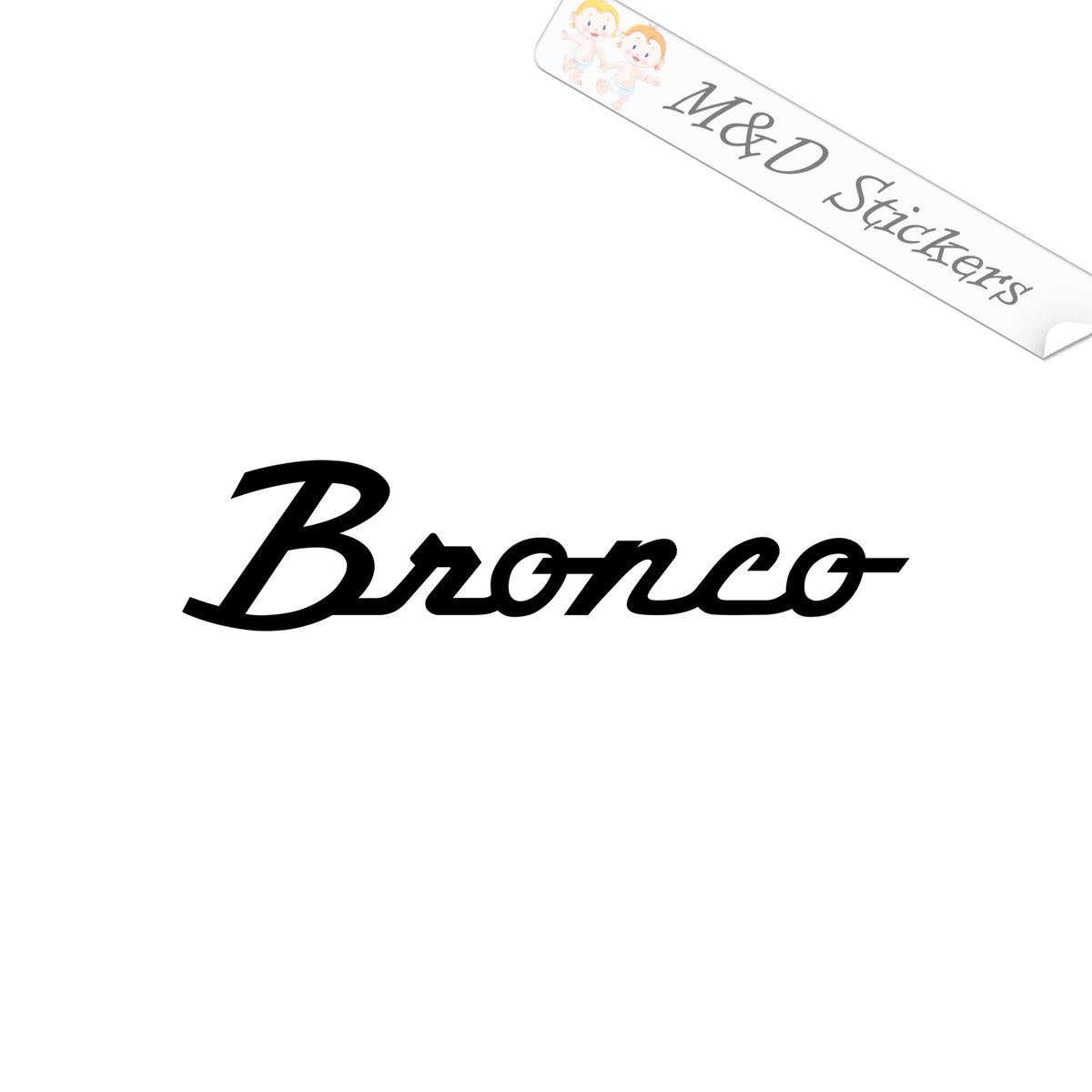 Ford Bronco Script (4.5" - 30") Vinyl Decal in Different colors & size ...
