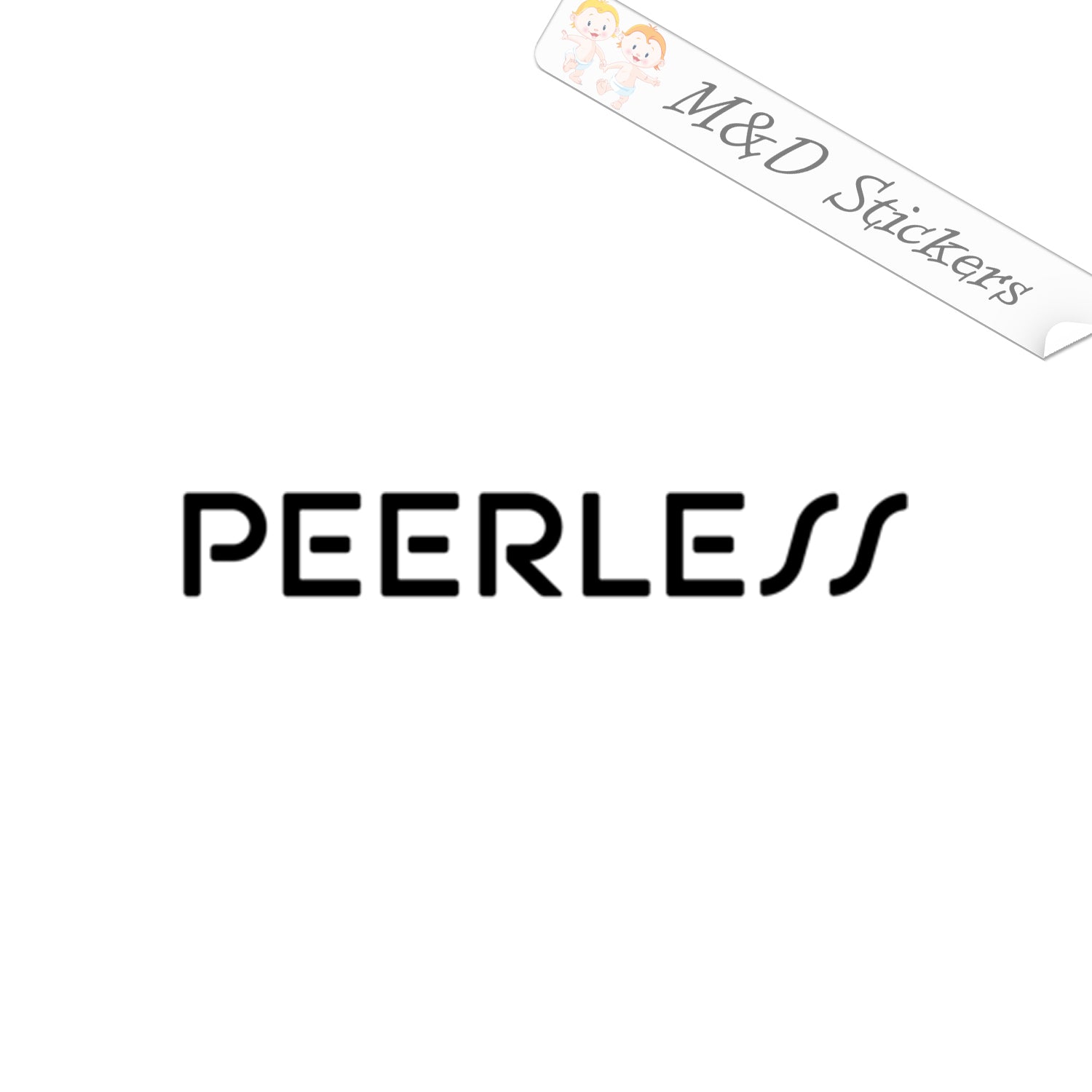 Peerless faucet logo (4.5" - 30") Vinyl Decal in Different colors & si ...