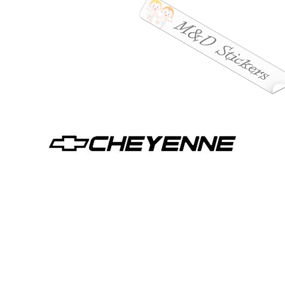 Chevrolet Silverado Cheyenne script (4.5" - 30") Vinyl Decal in Differ ...