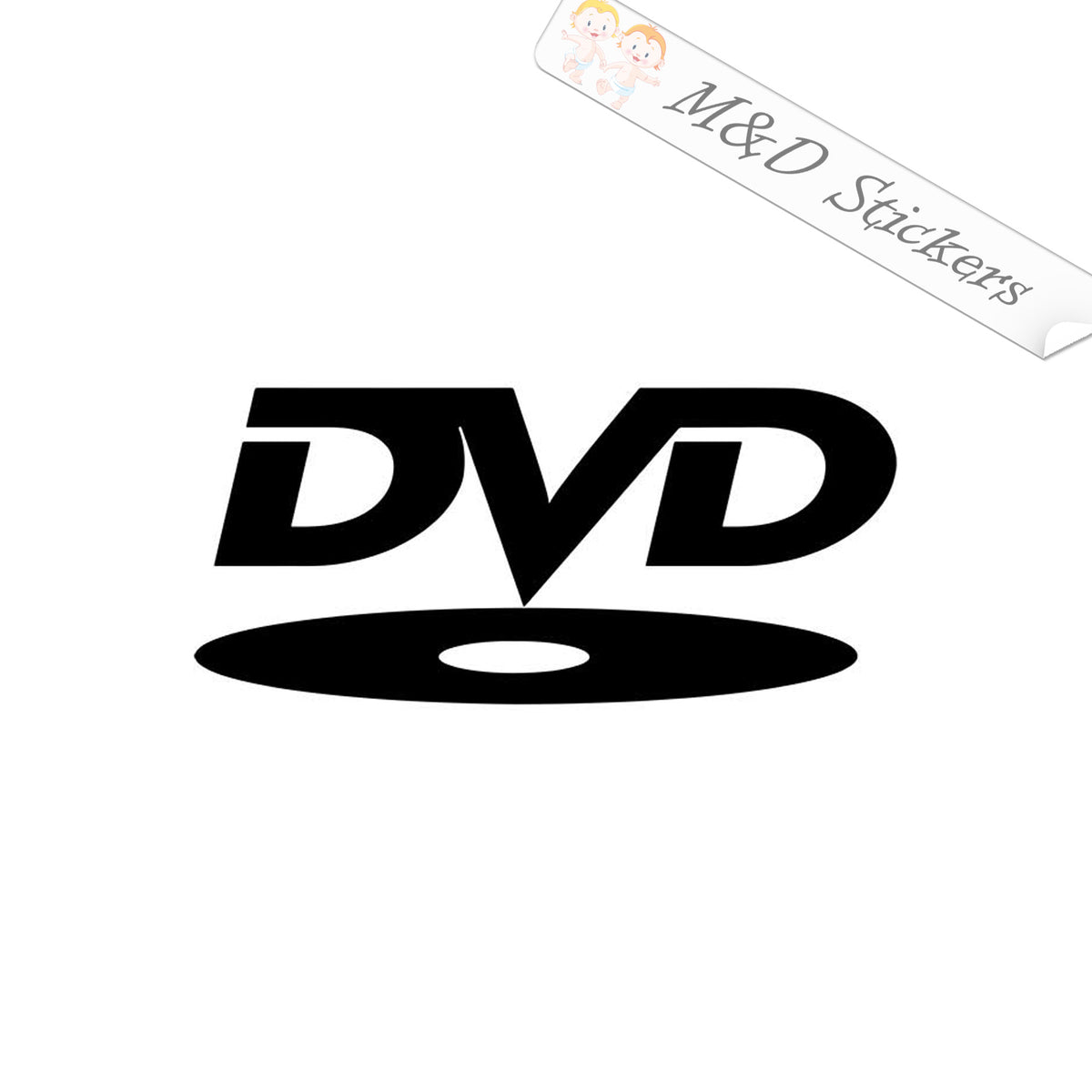 DVD Logo (4.5" - 30") Vinyl Decal in Different colors & size for Cars ...