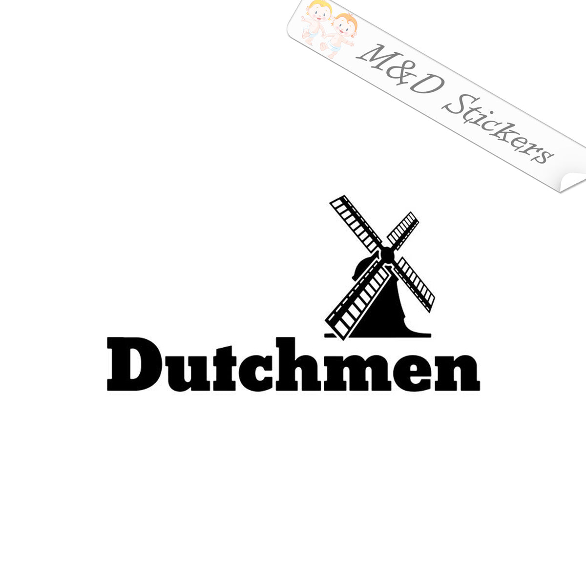 2x Dutchmen RV Trailers Logo Vinyl Decal Sticker Different colors & si ...