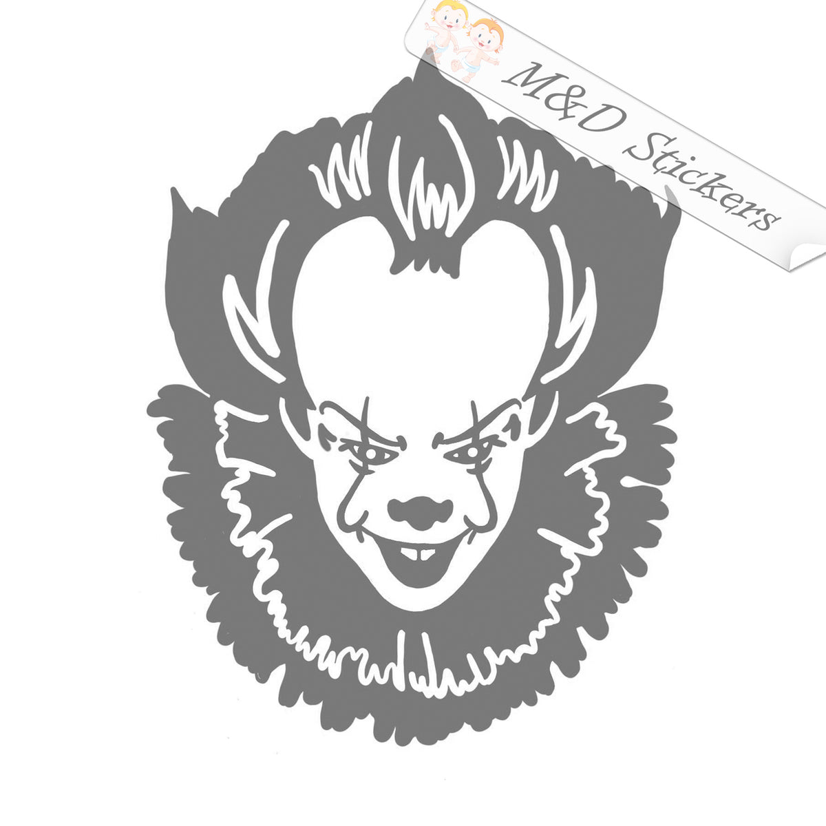 Pennywise (4.5" - 30") Vinyl Decal in Different colors & size for Cars ...