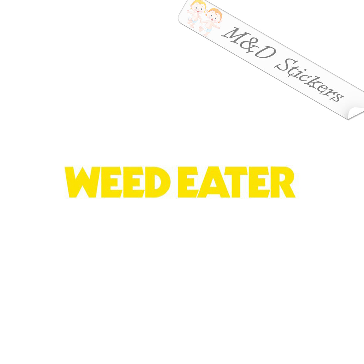 2x Weed Eater Logo Vinyl Decal Sticker Different colors & size for Car ...
