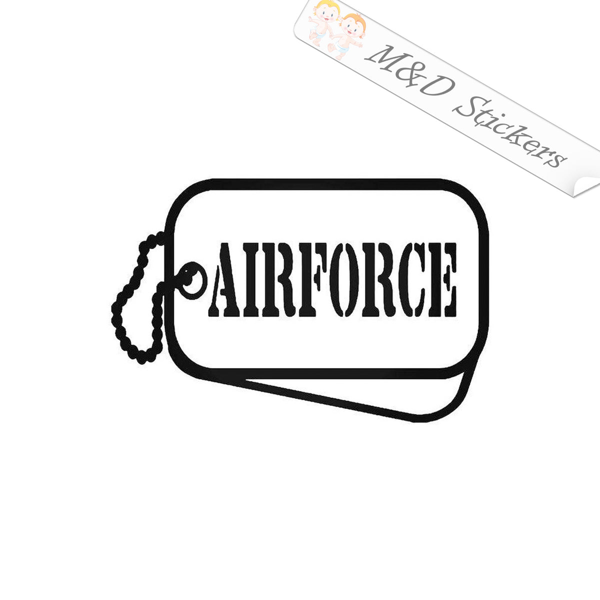 2x US Air Force Vinyl Decal Sticker Different colors & size for Cars/B ...