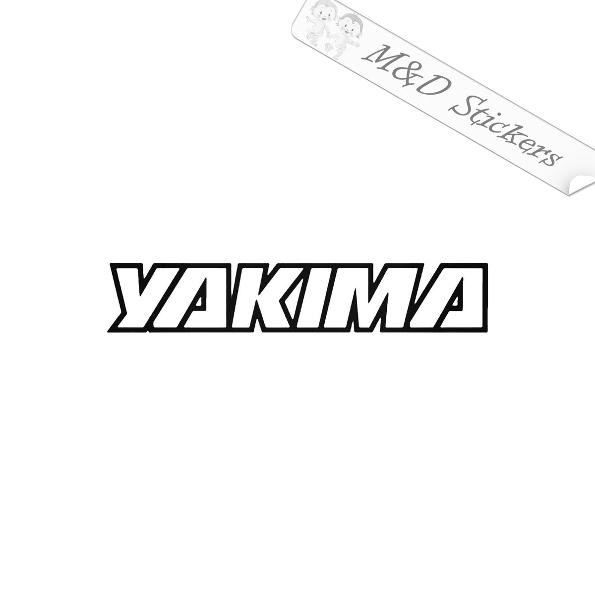 2x Yakima roof racks Vinyl Decal Sticker Different colors & size for C ...