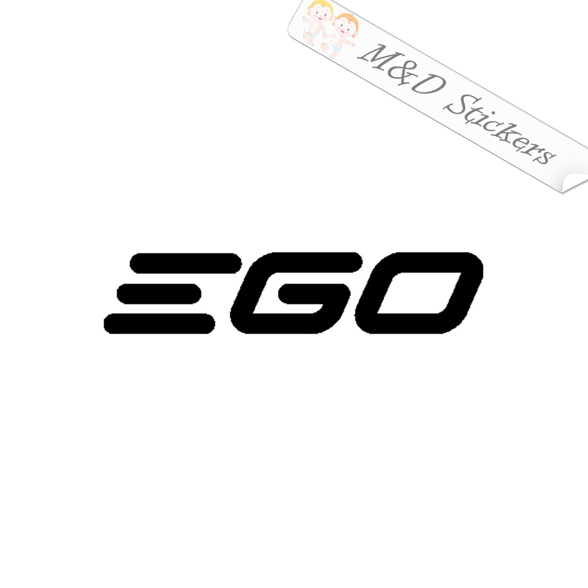 2x Ego Logo Vinyl Decal Sticker Different colors & size for Cars/Bikes ...